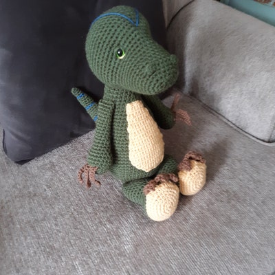 Raptor, Raptor Crochet Pattern, Crochet Pattern, Amigurumi, Raptor ...