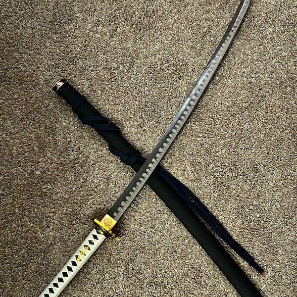 Handmade Crafts Hellfire Katana Sword Handmade Japanese Samurai Sword ...