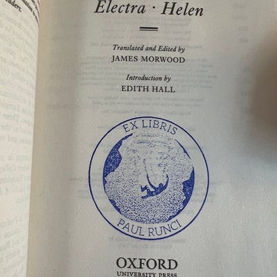 Custom Ex Libris Bee Reading Book Stamp, Personalized Library Rubber ...