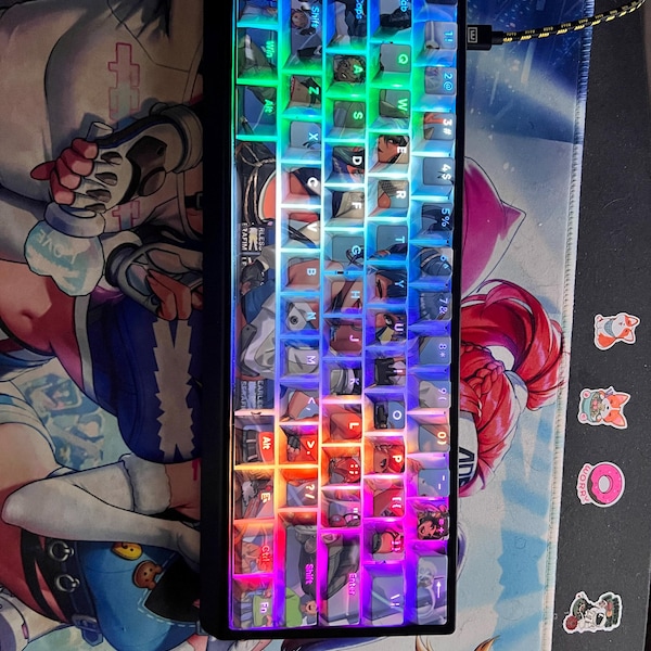 Viego - the Ruined King LOL Series Keycap Set, 127 Keys PBT for Mechanical Keyboard OEM Profile ...