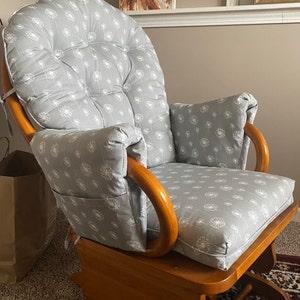 Wingback Rocker Replacement Cushions / 4 Post Rocker Cushions - Etsy