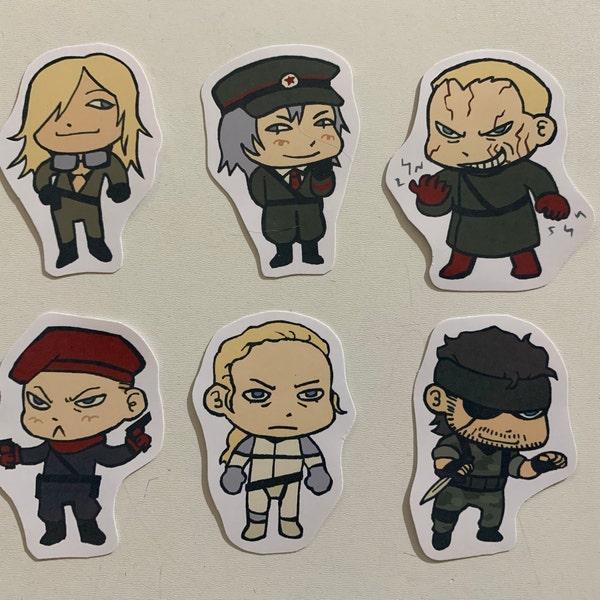MGS Stickers 2 - Etsy