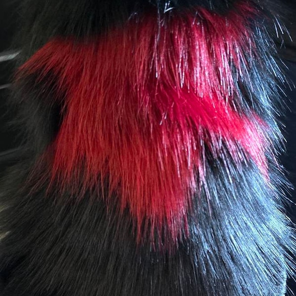 Black Puppy Paws With Red Meat Pad, Furry Gloves, Tiger Paws, Fox Paws ...