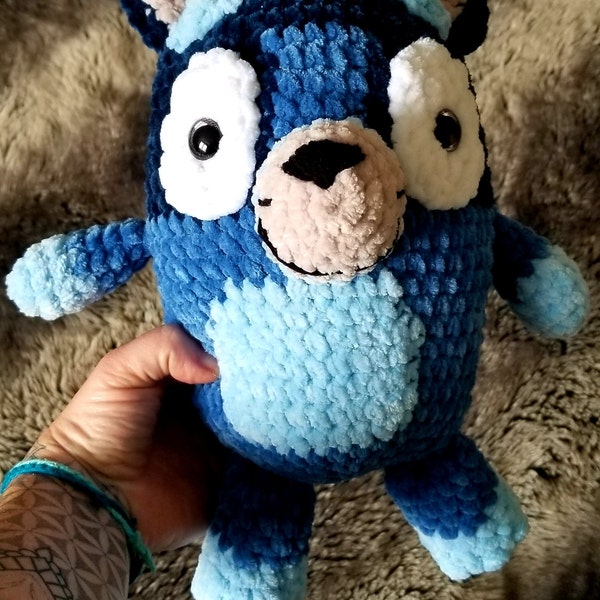 PATTERN: Blue Pup, Bluey, Blue Dog, Blue Puppy, Australian Heeler Blue ...