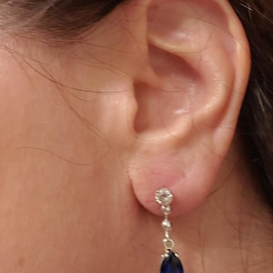 Conch Piercing Conch Pierced Gauge Earring Hex Piercing | Etsy