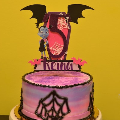 Vampirina Inspired Cake Topper/vampirina Party/vampirina Theme ...