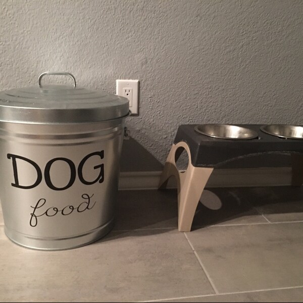 Vinyl Decal-dog Food or Cat Food Vinyl Decal • Storage Container Decor ...