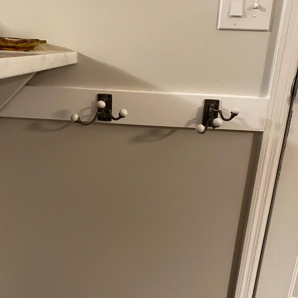 Modern Bronze Multi Hook - Coat Hook Wall Mount | Vintage Wall Hooks ...