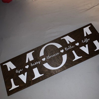 Mom Birthday Gift, Mother's Day Gift, Mom Wood Sign, Gift for Mom, Mom ...