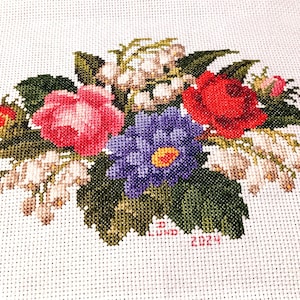 Mini Cross Stitch Pattern. Little Bird. Counted Cross Stitch Chart ...