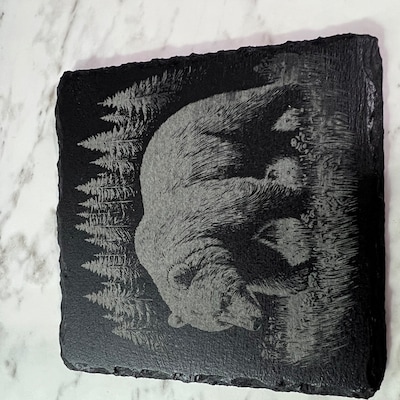 Deer Bundle 4 SLATE Engrave Files, SVG Instant Digital Download Files ...