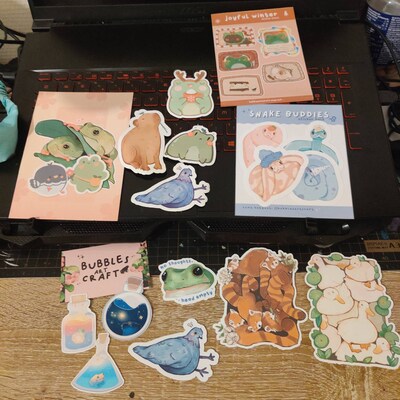 Pancake Frog Sticker Cute Kawaii Sweets Frog Sticker Froggy Sticker ...