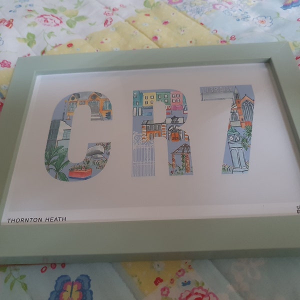Croydon Tour Print, Croydon Landmarks, Croydon Parks, Croydon Print ...