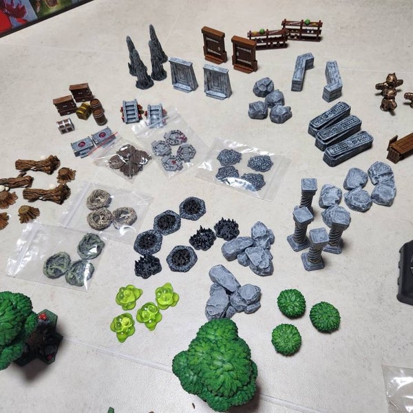 Miniature Summoning Stones - Painted Game Terrain for Dnd, D&D ...