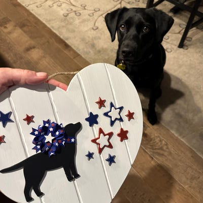 Labrador Retriever Welcome Sign Wood Berry Wreath English Lab Rustic ...