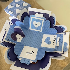 Explosion Box SVG /cut File/exploding Card Template/svg Cards/folding ...