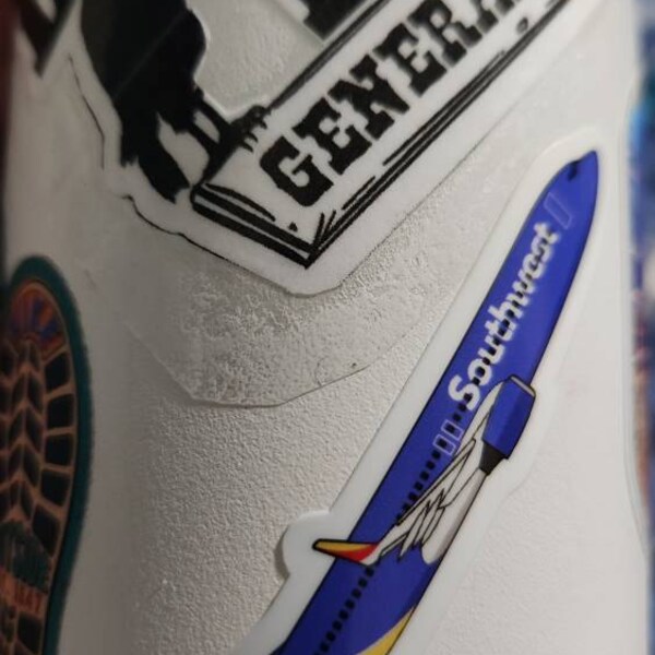 Boeing 737 Sticker, Southwest Airlines Airplane Sticker Waterproof for ...