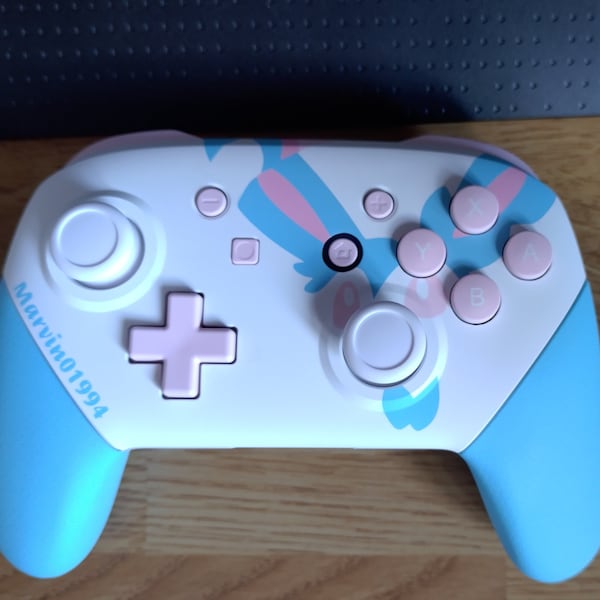Custom Shiny Sylveon Themed Nintendo Switch Pro Controller - Etsy