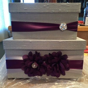 Wedding Program Box / Amenities Box / Wedding Program Holder / Open Box ...