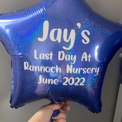 Small Bubble Balloon Stickers-for 10in Balloon's-personalised Sticker ...