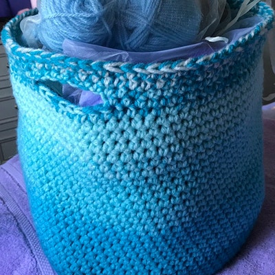 Big Beautiful Basket Crochet PATTERN PDF Tidy up and Organize Jayda ...