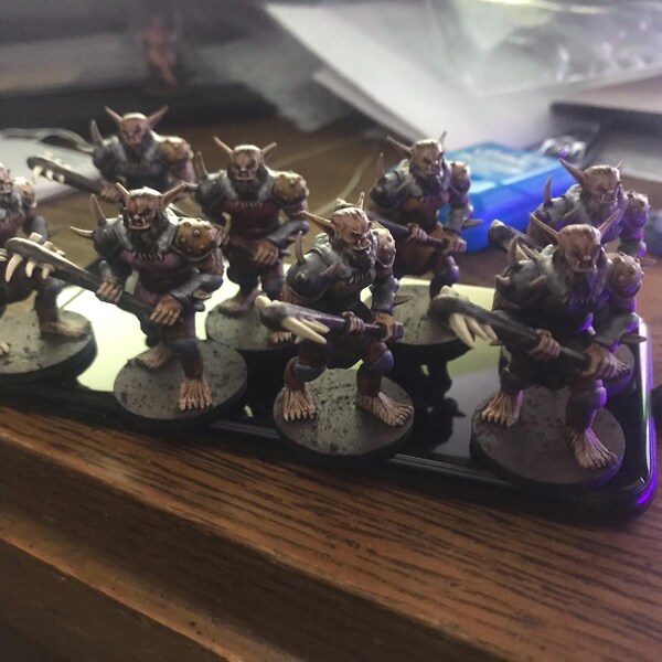 Hand Painted Half Orc Paladin, Fighter, Warrior Miniature for Dungeons ...