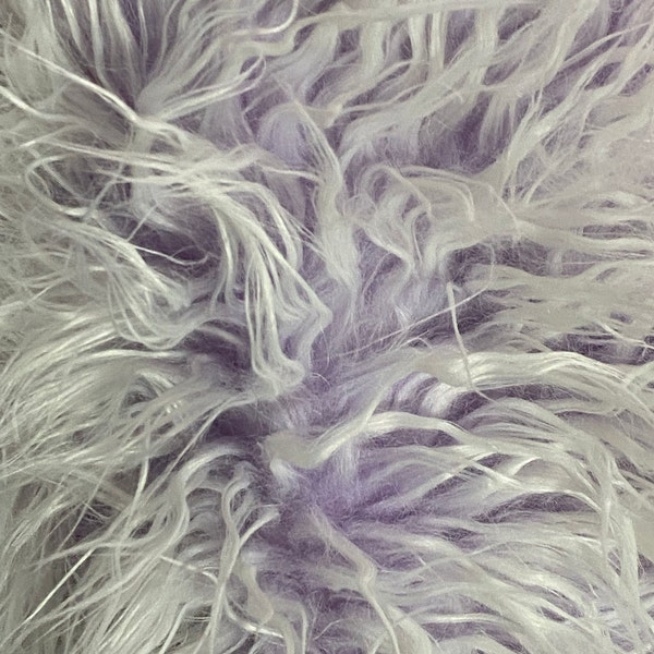 Mongolian BLACK Faux Fur 3 Long Pile Fur Craft Supplies Gnome Costume ...