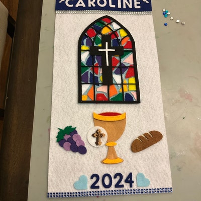 UNASSEMBLED Personalized Confirmation Banner Kit, Confirmation Banner ...