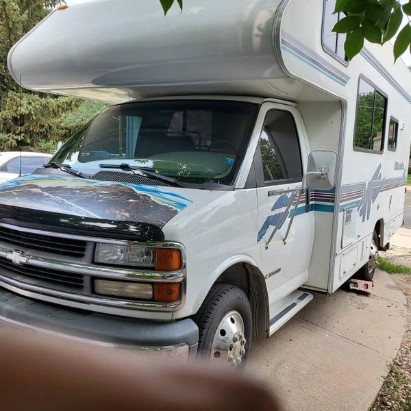 1 RV Mountain Scene Decal Graphic -714-2 - Etsy