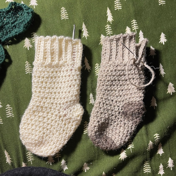 Crochet Baby Socks - Etsy