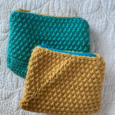 Star Stitch Pouches Crochet Pattern - Etsy