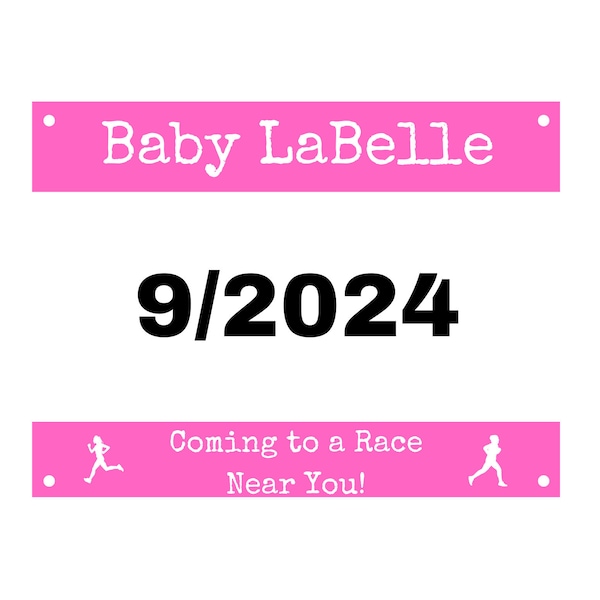 Printable Race Bib Template | Editable Running Bib | Canva Template - Etsy