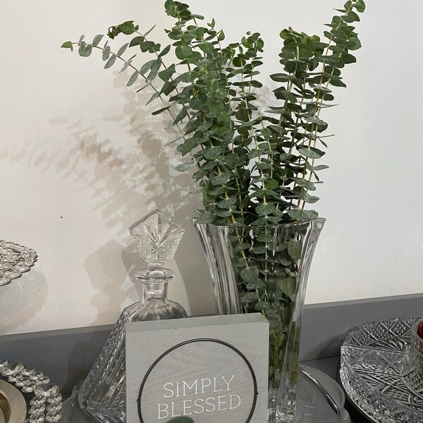 Fresh Eucalyptus Centerpiece Bundle: Eucalyptus Table Decor for Wedding ...