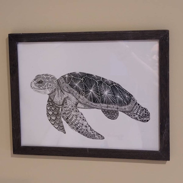 Fox Zentangle - Etsy