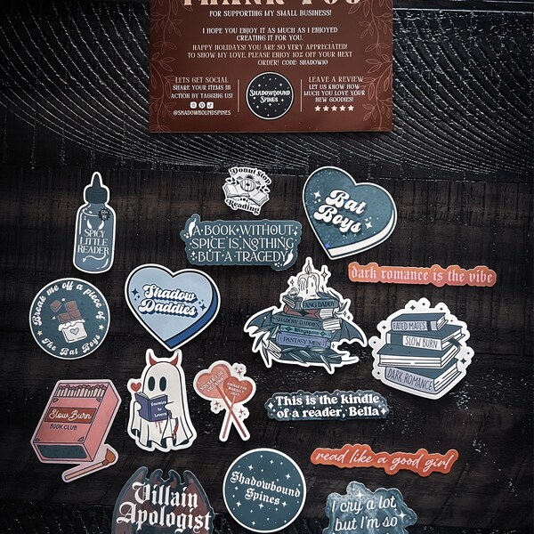 Fantasy Bookstack Sticker / Bookish Sticker / Bookish Merch / Kindle ...