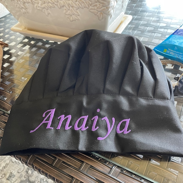 Apron and Chef Hat Set for Adults, Monogrammed Apron and Hat, Custom ...
