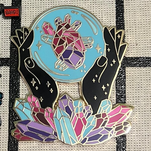 Anatomical Heart Mini Enamel Pin - Etsy