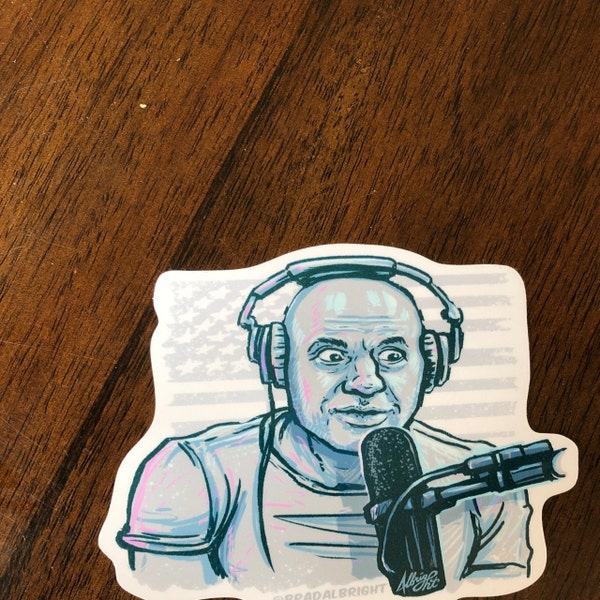 The Joe Rogan Stickersperience - Podcast Portrait Sticker Decal - FREE ...