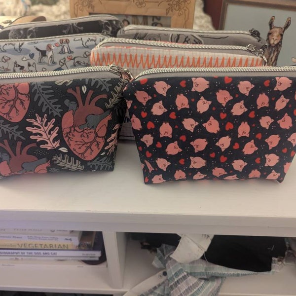 Squared Pouch PDF Sewing Pattern, 3 Sizes, Beginner Friendly (digital ...