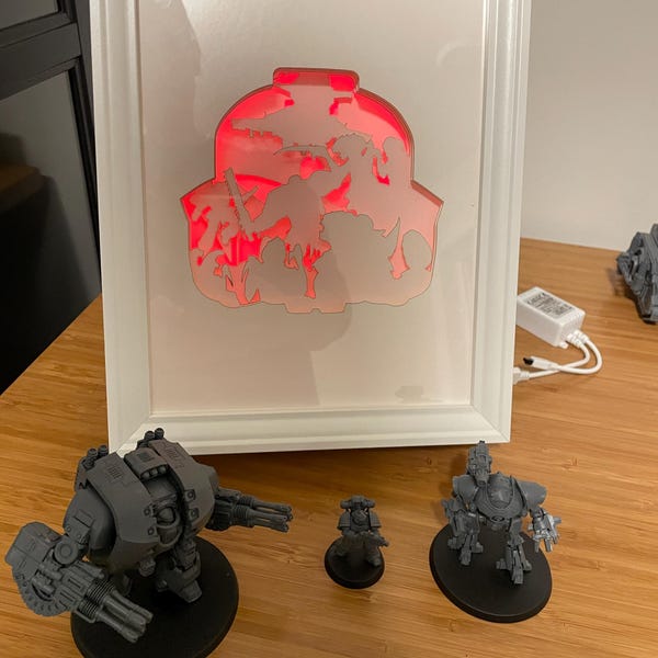 Dune Light Box, Sci-fi Shadow Box Art, LED Night Light for Dune Fans ...