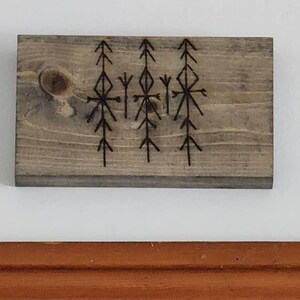 Protection Stave Tealight Candle Holder Odin Witch Pagan - Etsy