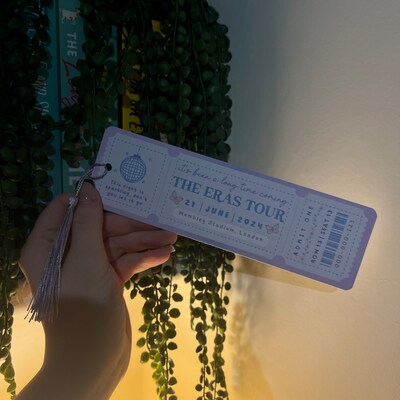 Eras Customisable Personalised Bookmark Bookmark Its Been A Long Time ...