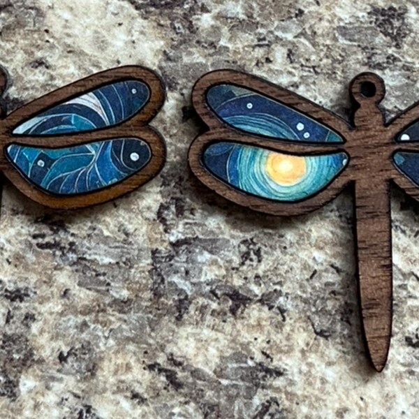 Dragonfly Inlay Earring Bundle Laser File Digital Download SVG PDF - Etsy