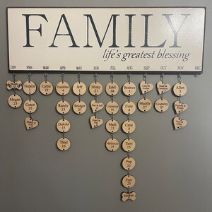 Monogram Door Hanger Name Sign, Personalized Round Wooden Initial Wall ...