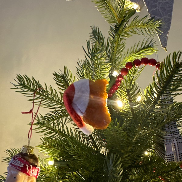 Real Chicken Nugget With Santa Hat Ornament (real Preserved Chicken ...
