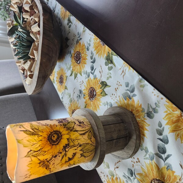 WINE BOTTLE/GLASSES Flameless Candle W/timer, Wine Flameless Candle ...