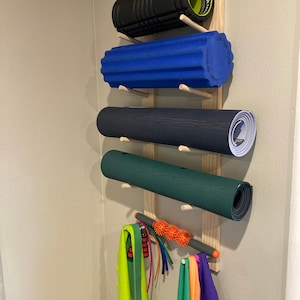 Yoga Mat Rack / 1, 2, 3, 4, 5, 6, 10, 20 Mat Racks / Yoga Mat Holder ...