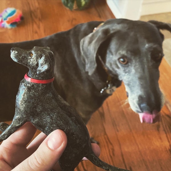 Papier Mache Custom Dog Sculpture - Etsy