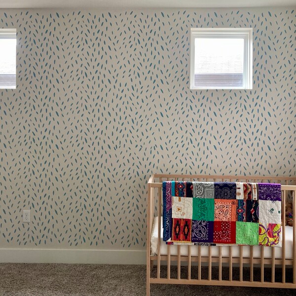 LUSSIER- Modern Wall Stencils- Large Decor Wall Stencil- Reusable Large ...