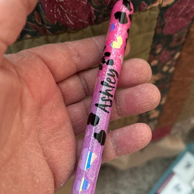 Holographic Ombre Leopard Gel Pens Inkjoy Gel Pens 0.7 Personalized ...